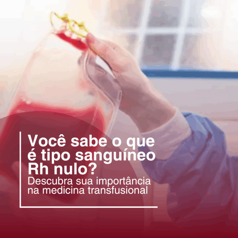 Você sabe o que é tipo sanguíneo Rh nulo? Descubra sua importância na ...